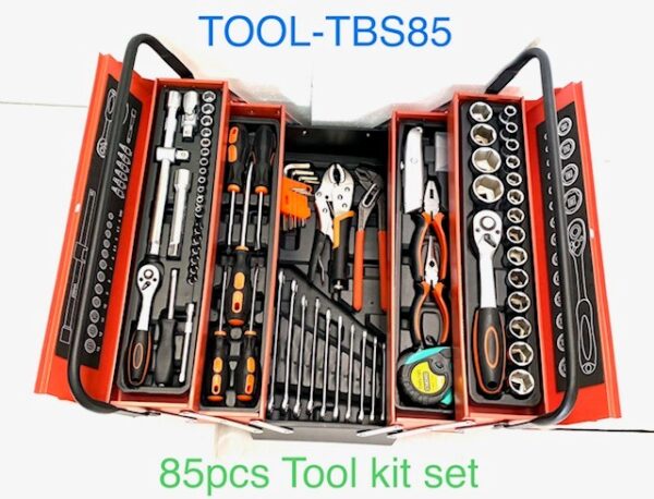 85pcs Metal Tool-Box Kit Set | E-weal
