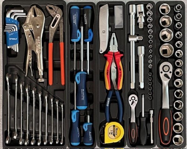 (Spero-85pcs Metal Tool-Box Kit | E-weal