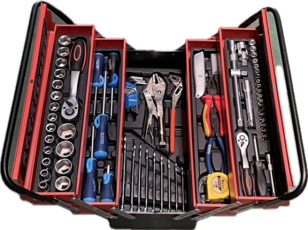 (Spero-87pcs Metal Tool-Box Kit | E-weal
