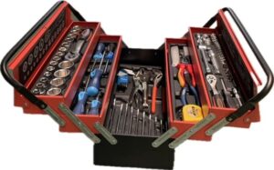 (Spero-87pcs Metal Tool-Box Kit | E-weal