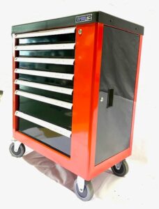 7-Drawer Tool Trolley C/W 220pcs Tools (Red) | E-weal