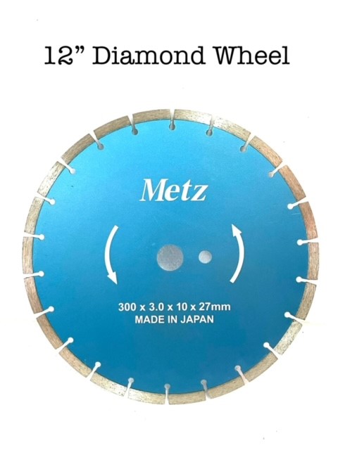 Metz-Diamond Cutting Wheel 12″ | E-weal