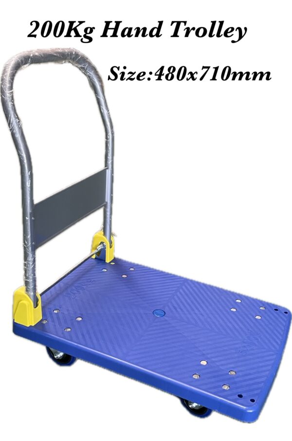 200kg PVC Heavy Duty Foldable Hand Trolley | E-weal