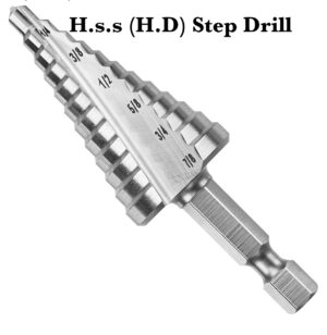 HSS Titanium Step Drill Bit | E-weal